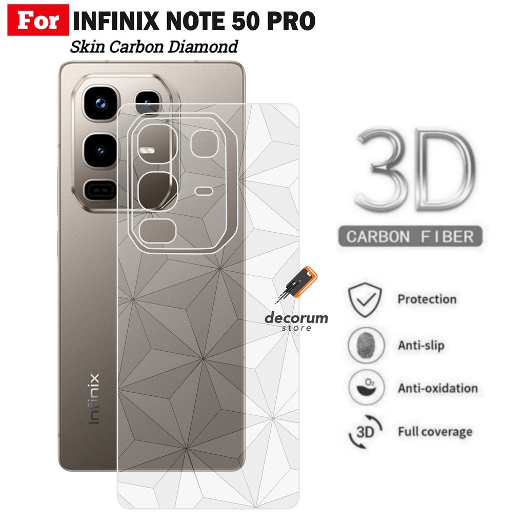Jual Skin Carbon Infinix Note 50s 50x 50 Pro Garskin Motif Diamond ...