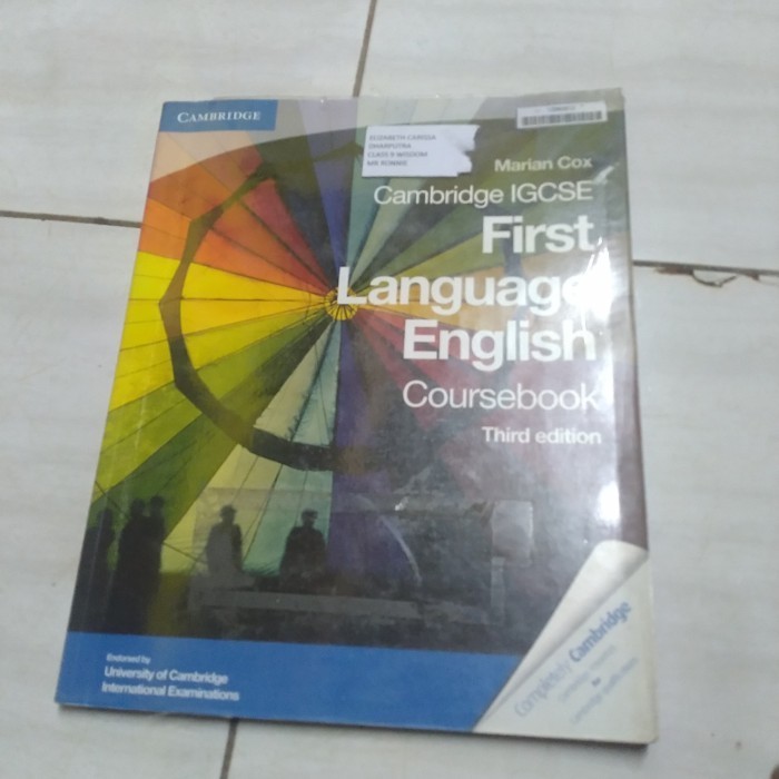 Jual FIRST LANGUAGE ENGLISH COURSEBOOK-CAMBRIDGE-A2 | Shopee Indonesia