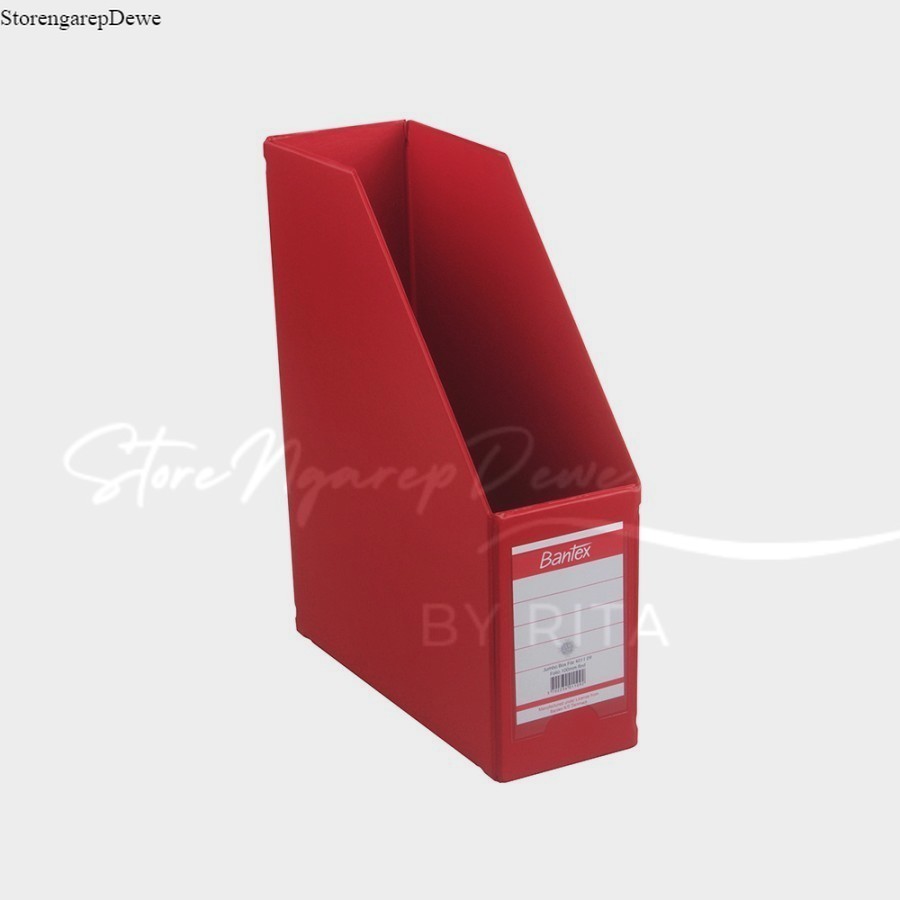 Jual Bantex Magazine File (Box File) 10cm Folio Red 4011 09 bahan tebal ...