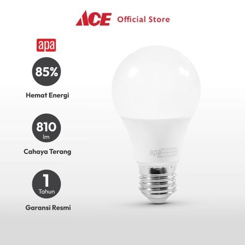 Jual Apa Bohlam Led 9 Watt Cool Daylight - Putih Bulb Lampu Cool ...