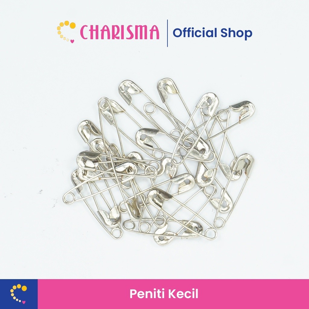 Jual Charisma Peniti Kecil Warna Silver - Safety Pins Aksesoris Hijab ...