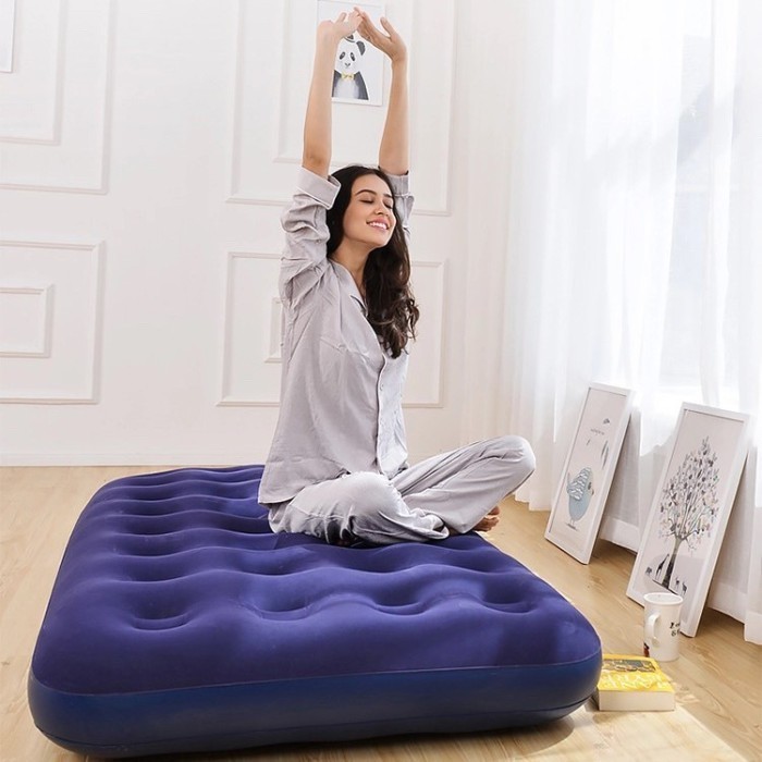 Jual Kasur Matras Angin Tiup Foldable Inflatable Soft 186 x 76 cm ...