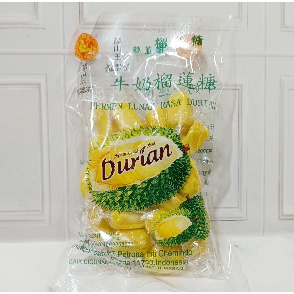 Jual Permen Lunak Rasa Durian Musang King Candy | Shopee Indonesia