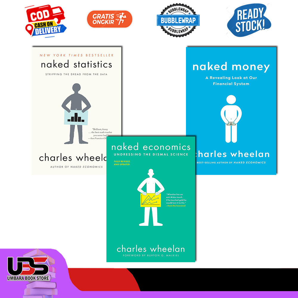 Jual Naked Statistics, Naked Economics, Naked Money - Charles Wheelan ...