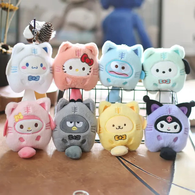 Jual Gantungan Sanrio Kucing Kunci Boneka Otter Lucu Hello Kitty ...