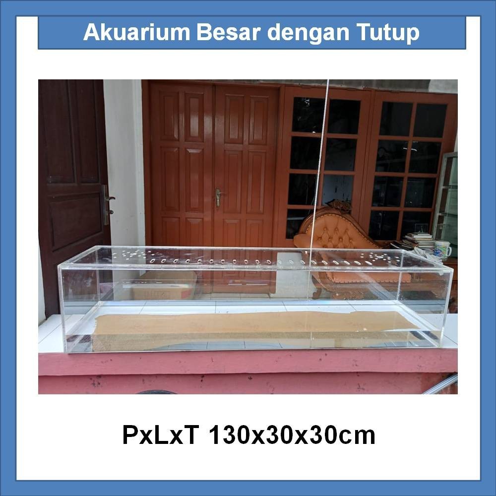 Jual Akuarium Akrilik Besar 130x30x30cm | Shopee Indonesia