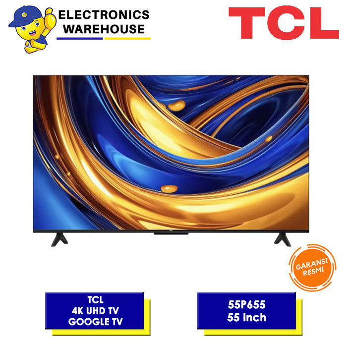 Jual TCL 55P655 55" GOOGLE TV 4K UHD DOLBY SMART TV 55 INCH | tcl ...