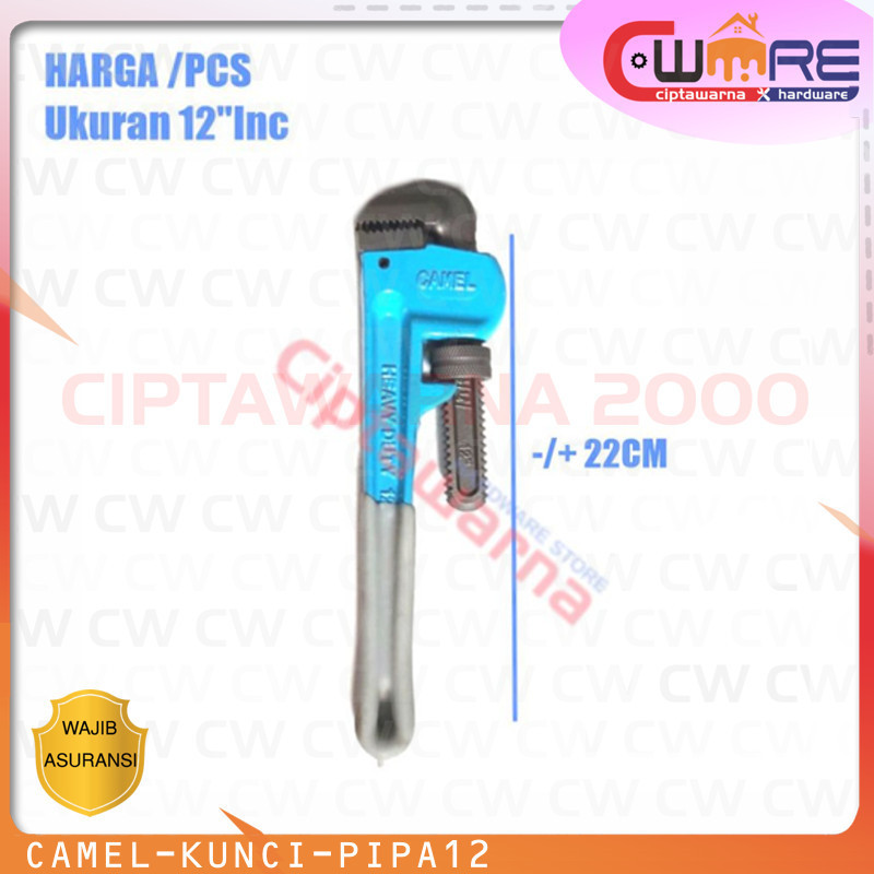 Jual Camel Kunci Pipa PVC Heavy Duty Pipe Key PVC Gerigi 12" Inch - Cw1 ...