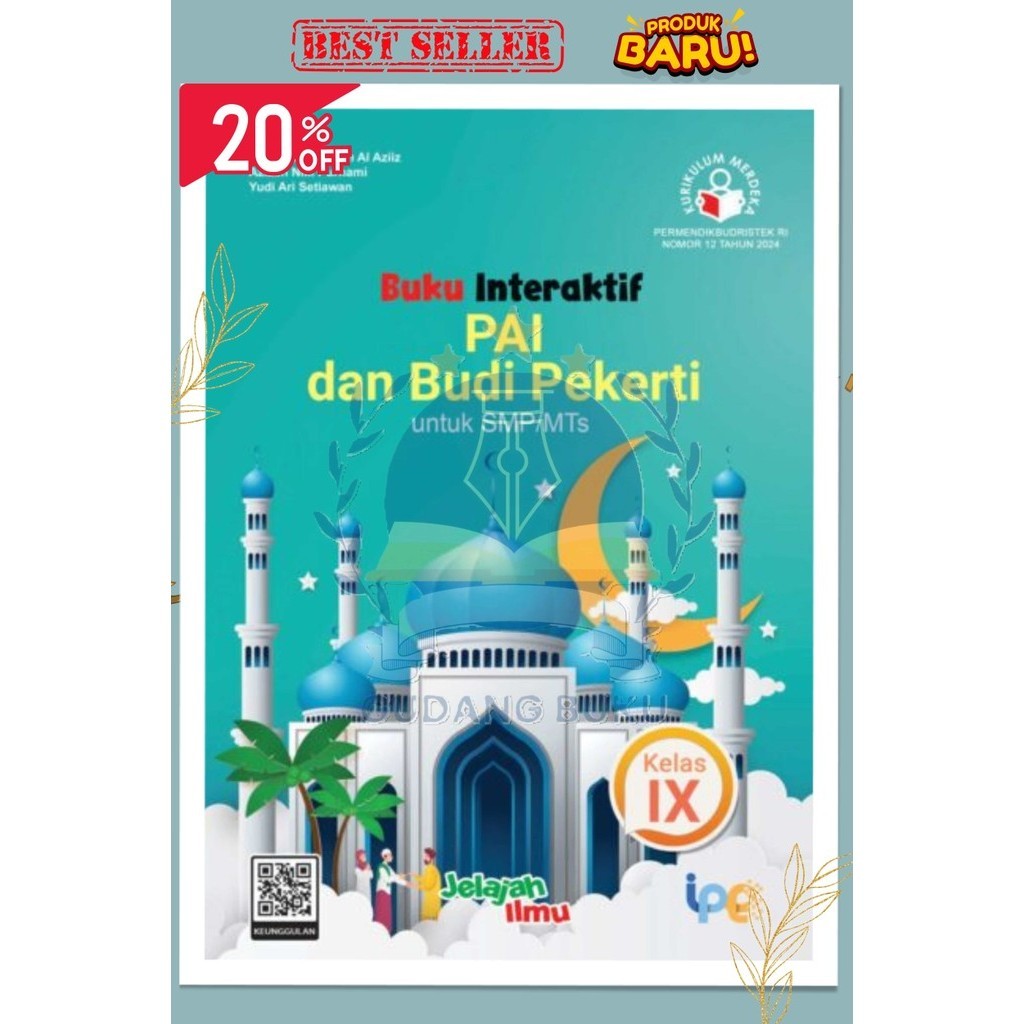 Jual Buku Paket Interaktif PAI Kelas 9/IX SMP/MTS Kurikulum Merdeka Intan pariwara Tahun 2024 ...