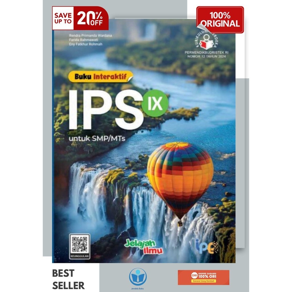 Jual Buku Paket Interaktif IPS Kelas 9/IX SMP/MTS Kurikulum Merdeka ...
