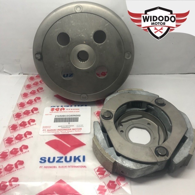 Jual mangkok ganda + kampas ganda spin125 sky drive sky wave hayate | Shopee Indonesia