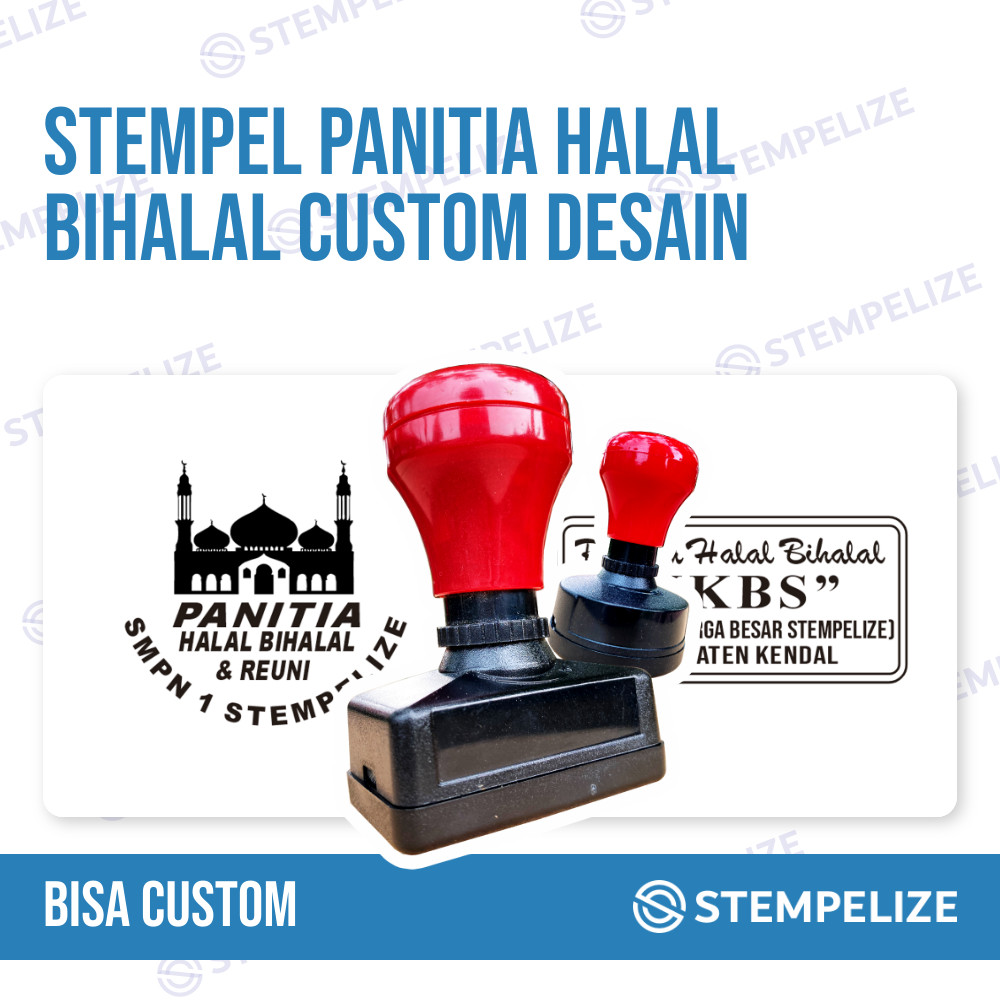 Jual Stempel Panitia Halal Bihalal Custom Desain | Shopee Indonesia