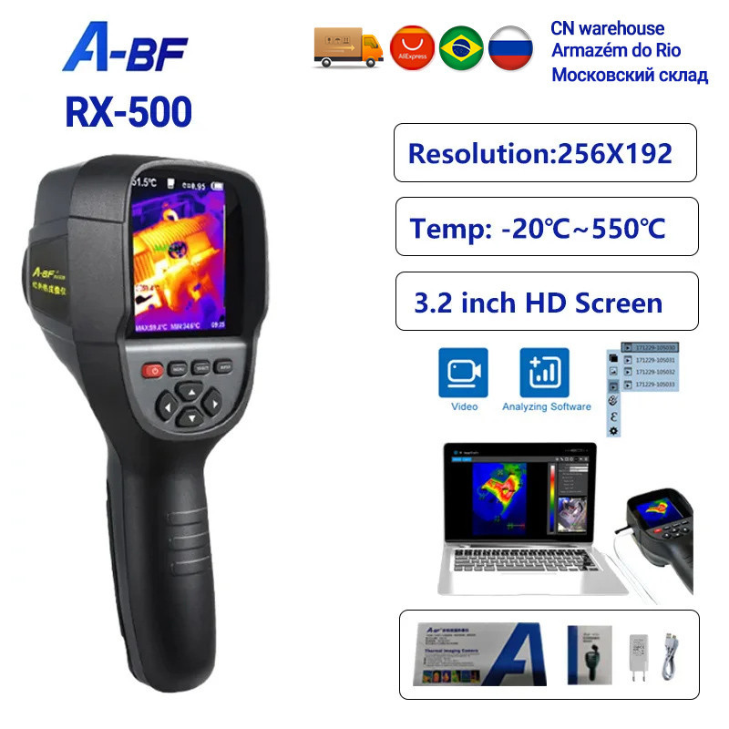 Jual Infrared Thermal Imager RX-500 HT-18 Plus HT-06 PCB Circuit Floor ...
