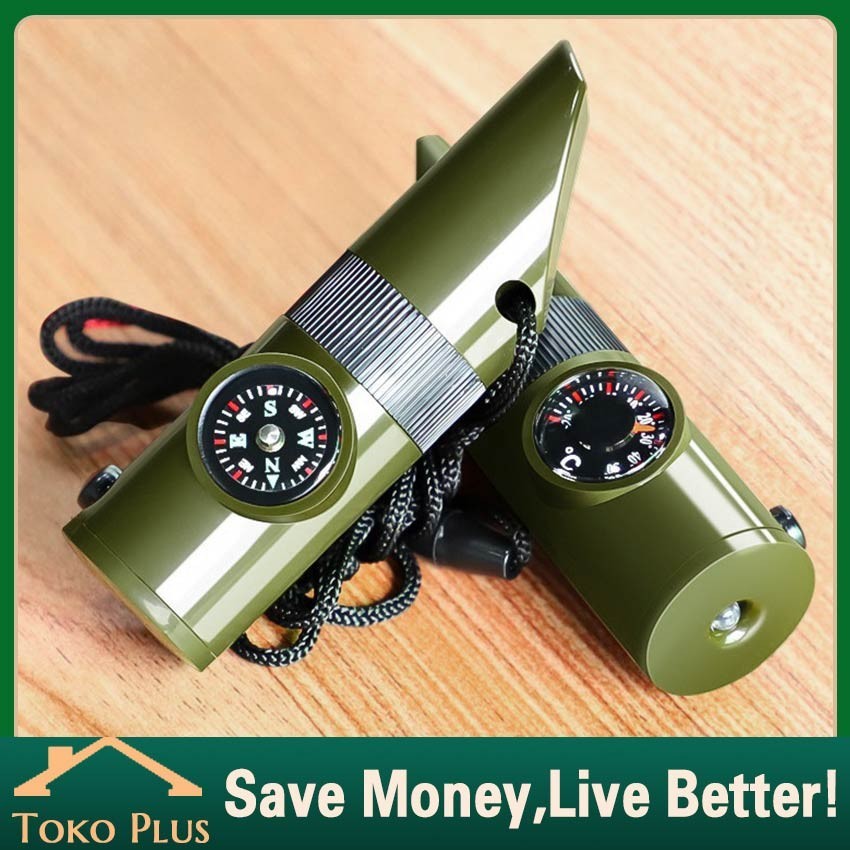 Jual 7in1 Peluit Survival Outdoor Multifungsi Peluit Penyelamat ...