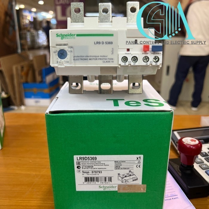 Jual Thermal Overload Relay LR9D5369 90-150A Schneider Original ...