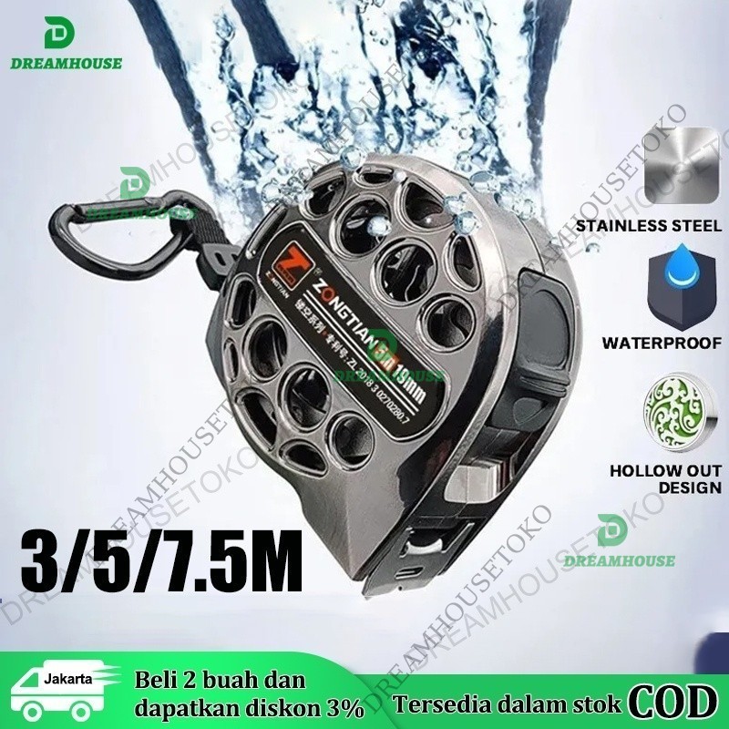 Jual 7.5m Alat Ukur Meteran Roll ABS 3m/5m/7.5m Panjang Stainless Tebal/Meteran Pengukur Kelas ...