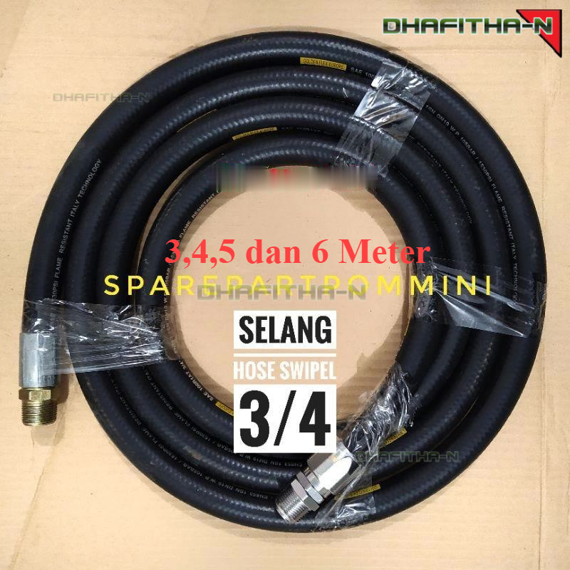 Jual Selang Pom Mini Panjang 6, 5, 4 dan 3 Meter Selang Swivel SPBU ...