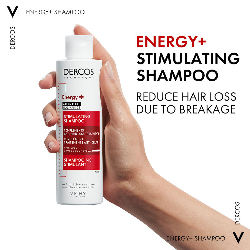 Jual Vichy Dercos Energy+ Stimulating Shampoo 200ml | Shopee Indonesia