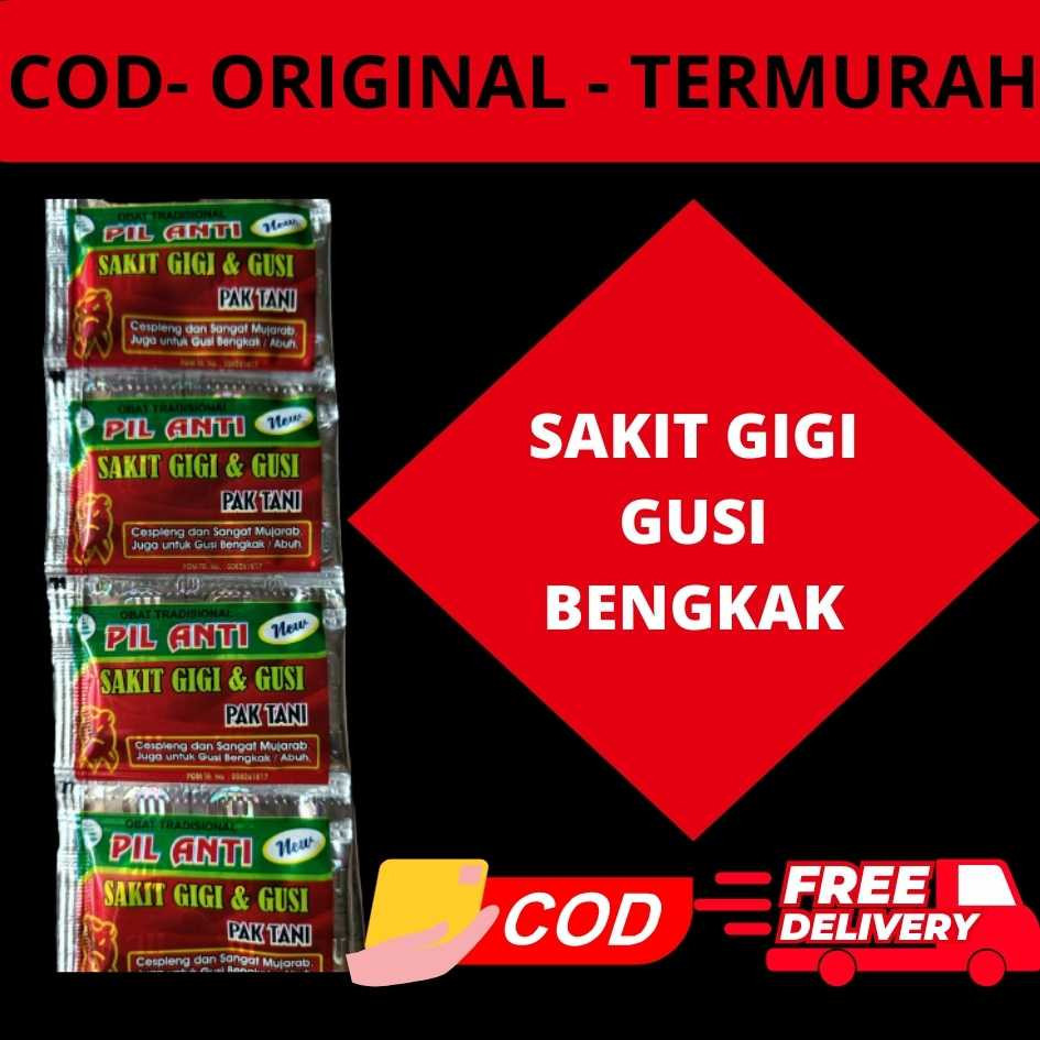 Jual NEW BEST PROMO!!! Pil PAK TANI , Obat Sakit Gigi, Obat Gusi ...