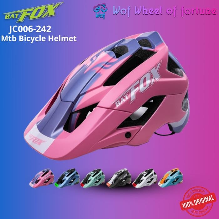 Jual Helm Sepeda Gunung BATFOX JC006-242 AM Enduro MTB Outdoor Downhill ...
