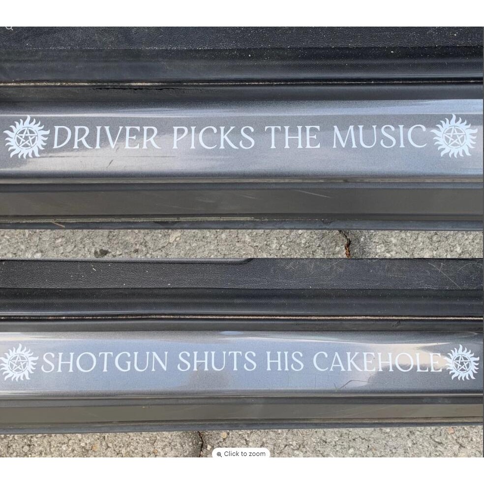 Jual Driver Picks The Music Shotgun His Cakehole Car Sticker Decals ...