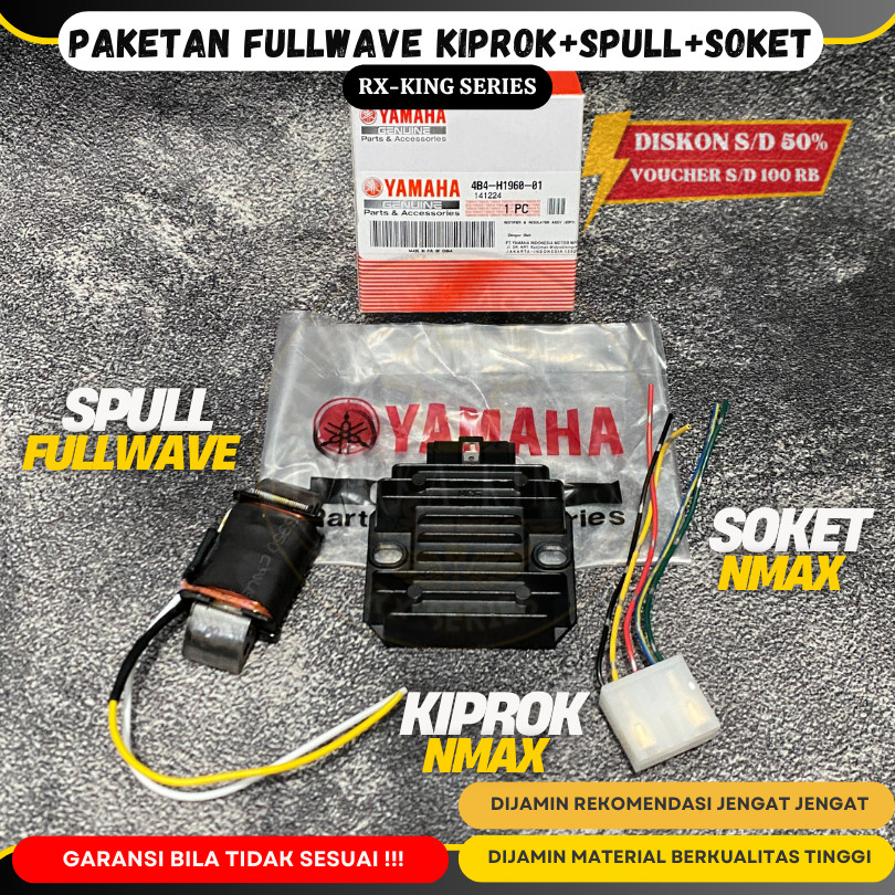 Jual Paket Spull Spul Lampu Fullwave Plus Socket Plus Kiprok NMAX ...
