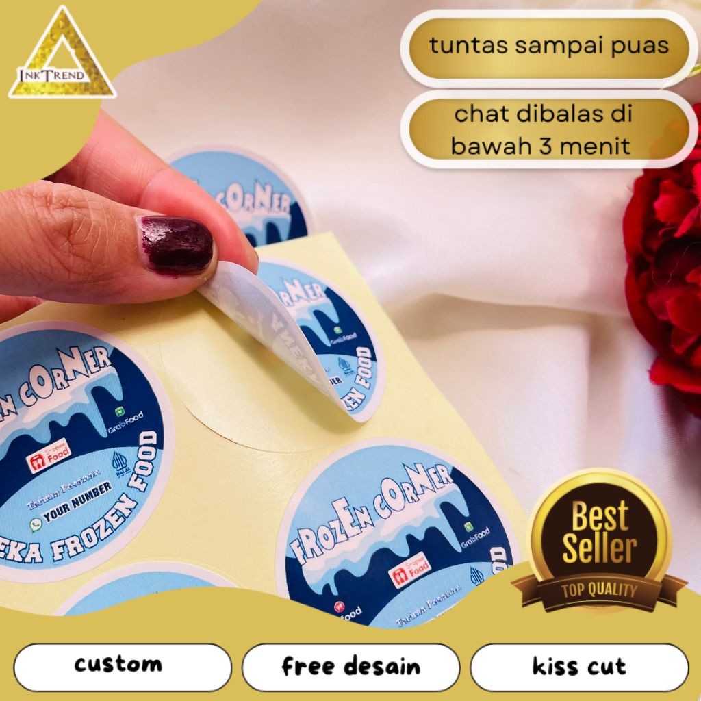Jual INKA 2-4 Cetak Stiker Chromo Makanan Beku Label Free Desain Frozen ...
