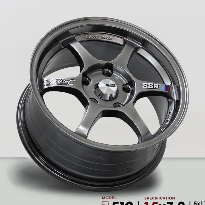 Jual 4 buah velg SSR 15x7.0 5H 114.3 et 38 Ring 15 R15 Hyper Black Mobil Innova Ertiga GrandMax ...