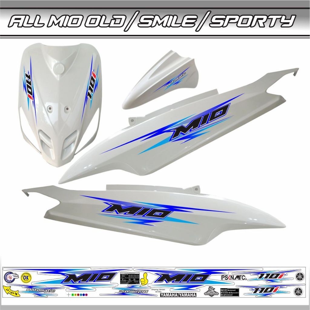 Jual POLET LISSTIKER STRIPING ALL MIO SPORTI OLD / STIKER MOTOR MIO ...