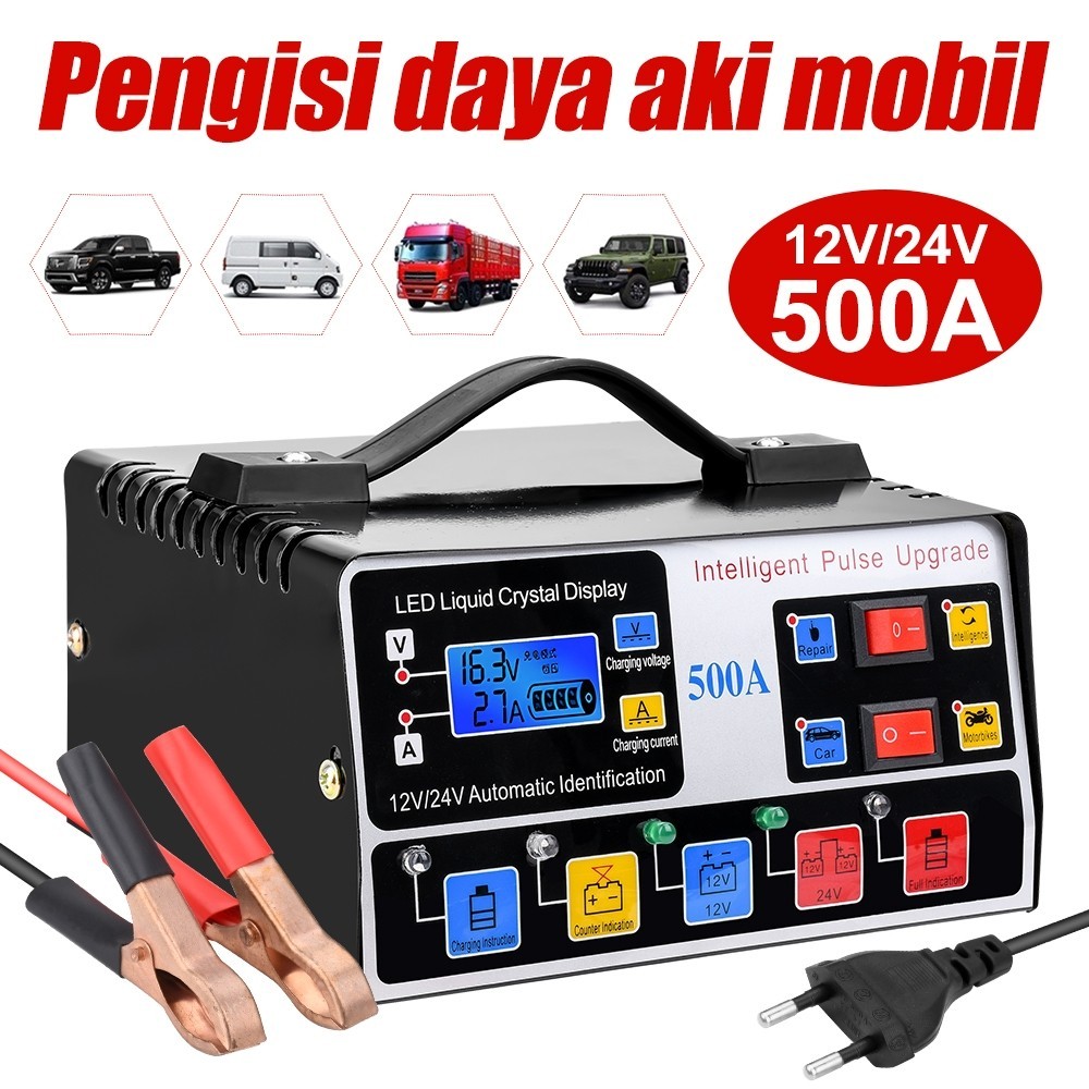 Jual Charger Aki Otomatis Smart Intelligent Auto Repair Mobil Pengisi ...