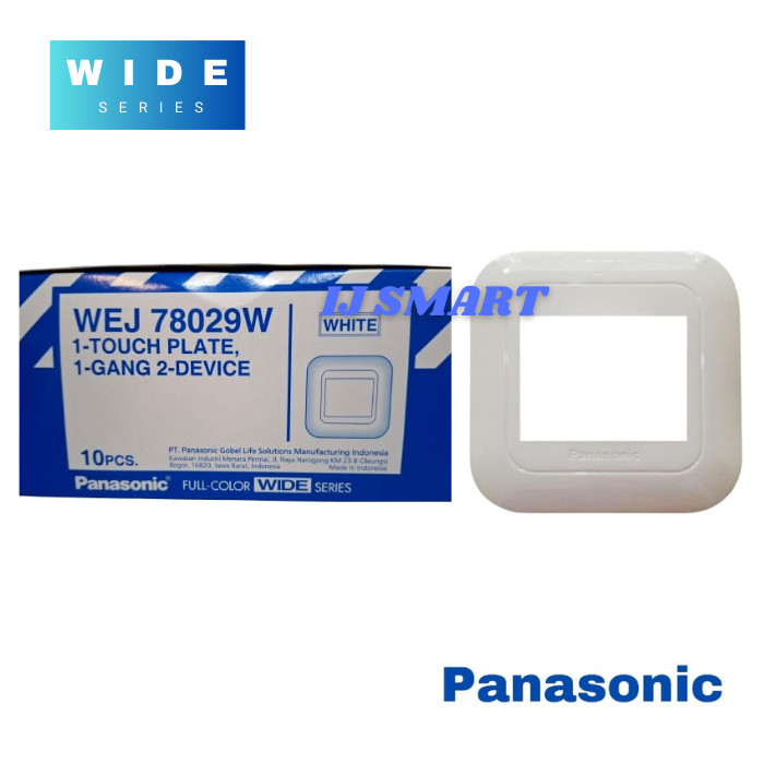 Jual Frame Saklar 1 Gang 2 Device WEJ78029W Panasonic Wide Series ...