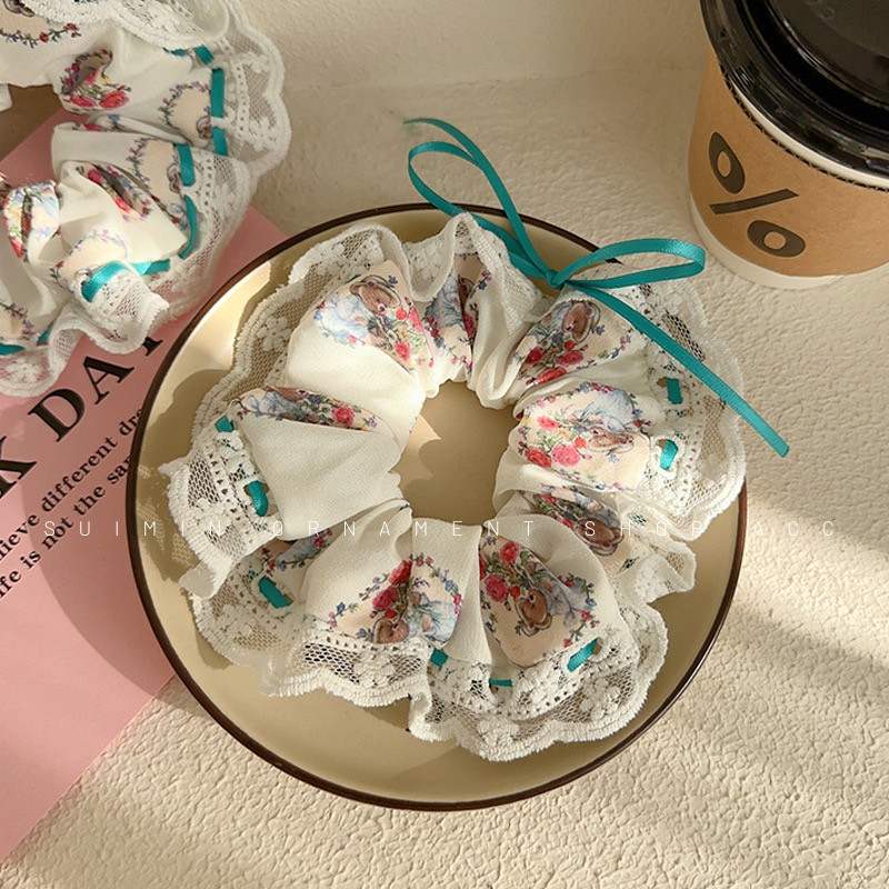 Jual Town Shell - Andy Lace Jumbo Korean Scrunchy / Scrunchie / Ikat ...