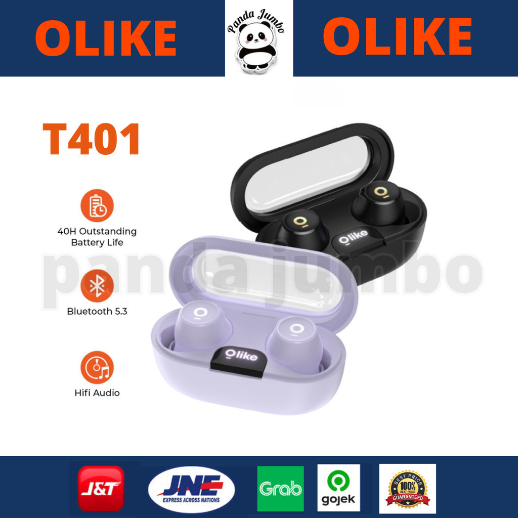 Jual OLIKE T401 TWS WIRELESS EARBUDS SOUNDBEANS BLUETOOTH 5.3 300MAH (PJ) | Shopee Indonesia