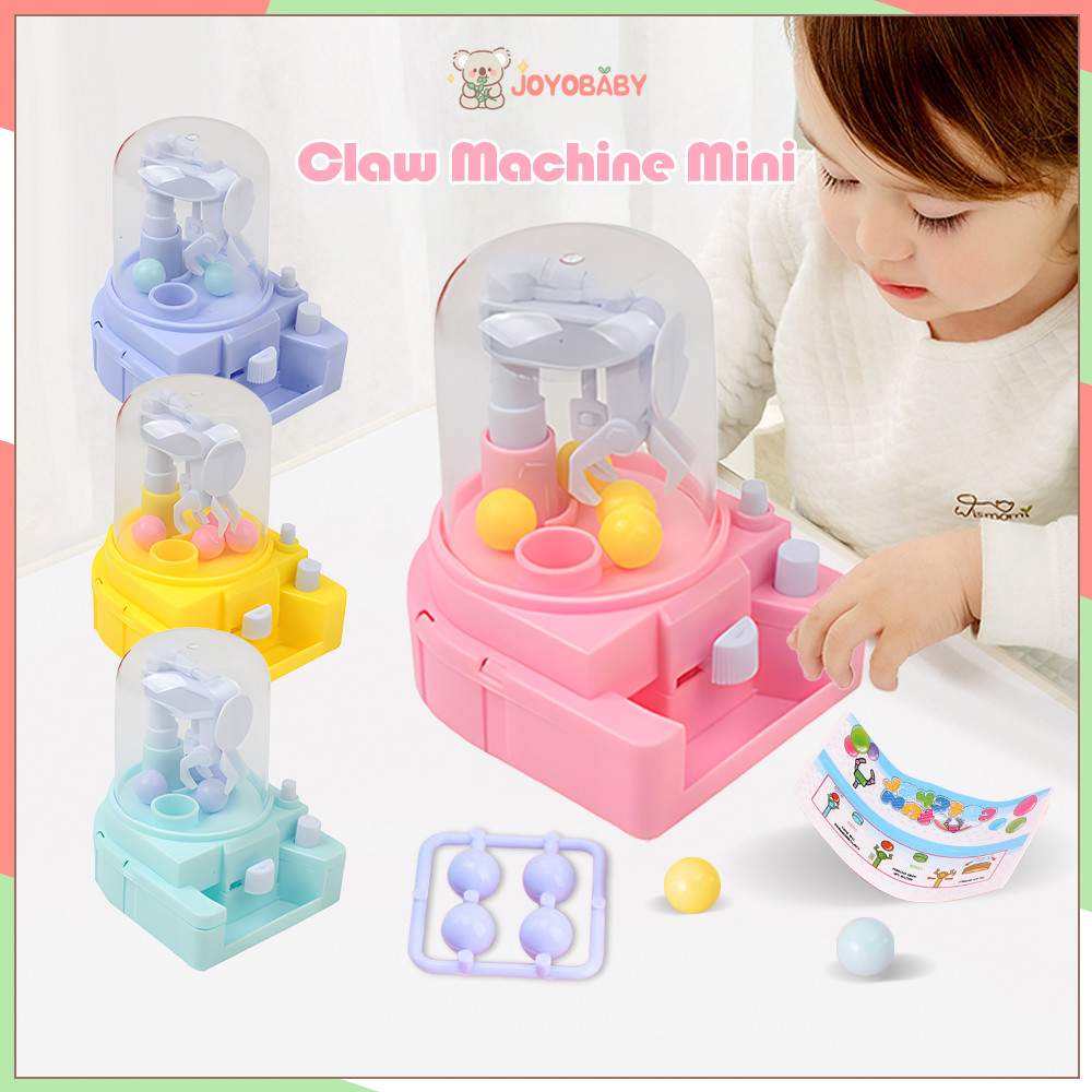 Jual Joyobaby Mainan mesin capit mini bola claw Mini Claw Machine Candy ...