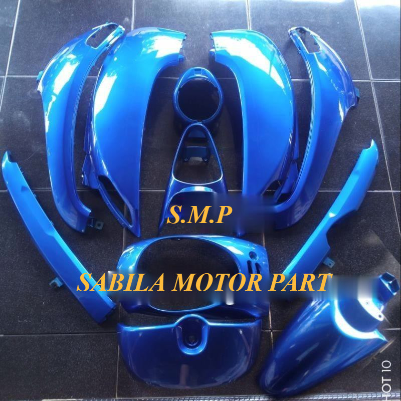 Jual Cover Body Scoopy Fi Biru Candy 2013-2016 Repaint | Shopee Indonesia