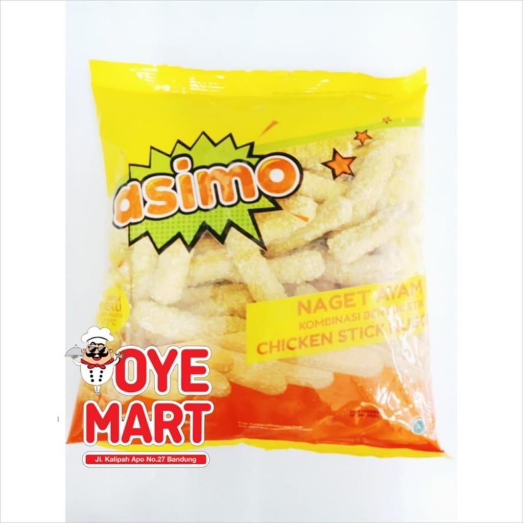 Jual ASIMO CHICKEN STICK KOMBINASI 500GR / NAGET AYAM BERBENTUK STIK ...
