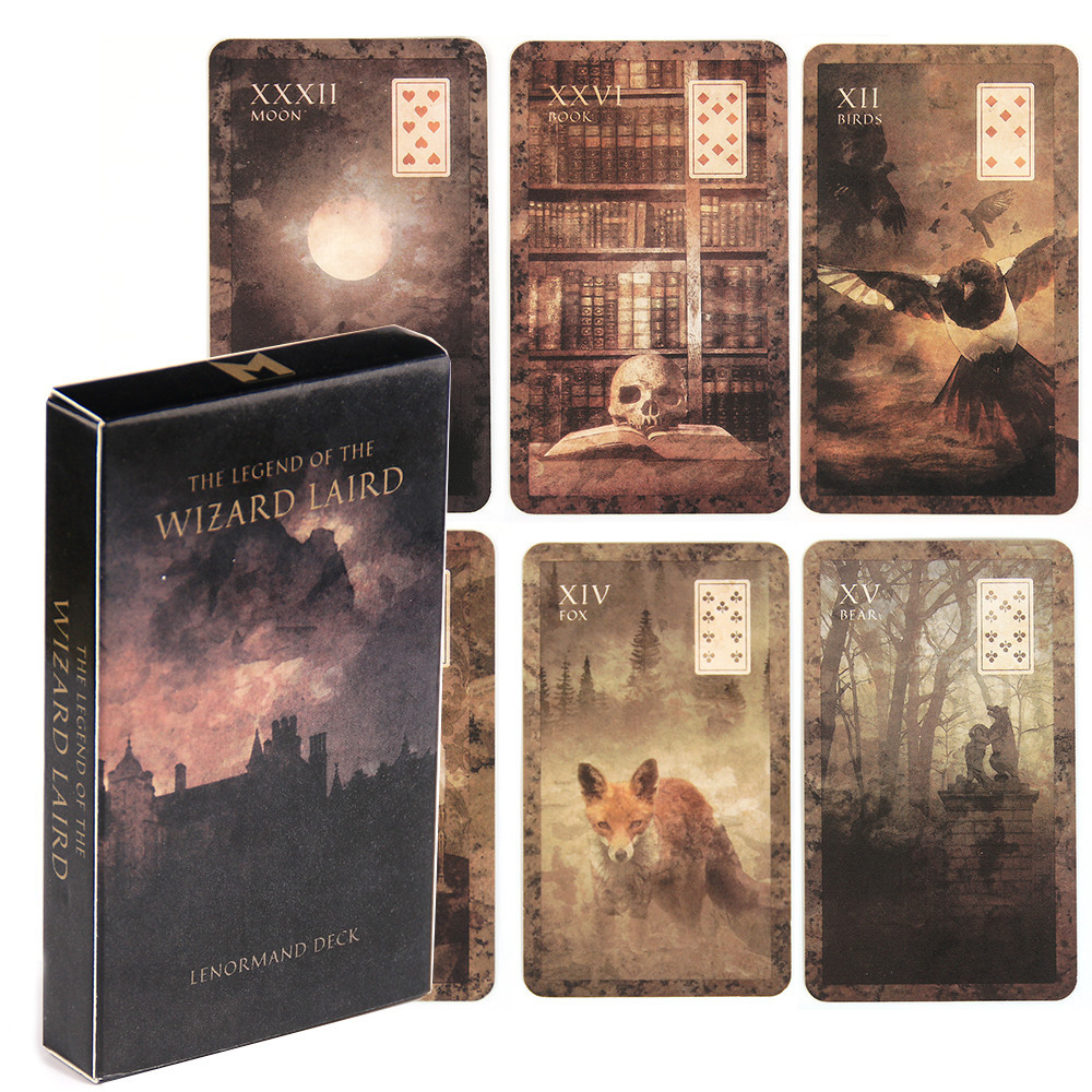 Jual The Legend Of The Wizard Laird Tarot Deck Oracle Divination Card ...