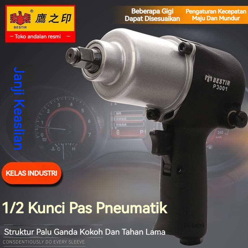 Jual Bestir Kunci Pas Pneumatik 1/2 Pistol Udara Kecil Torsi Besar ...