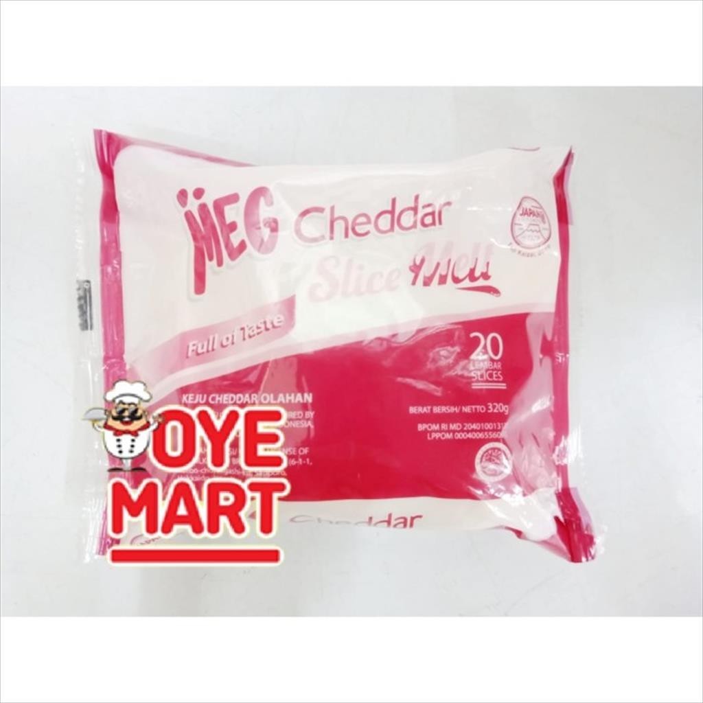Jual MEG CHEDDAR SLICE MELT 320GR ISI 20PCS/KEJU SLICE MELT | Shopee ...