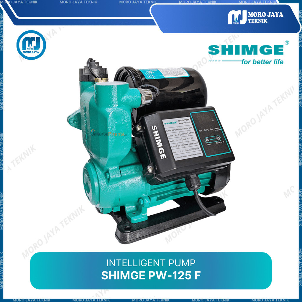 Jual Intelligent Pump Mesin Pompa Booster Air Panas Shimge PW-125 F | Shopee Indonesia