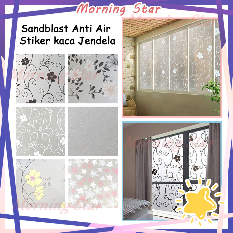 Jual Sticker Kaca Motif Sandblast/Sticker Kaca Sandblast Film Jendela ...