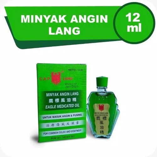 Jual Cap Lang - Minyak Angin Lang 12ml (Untuk Masuk Angin & Pusing ...