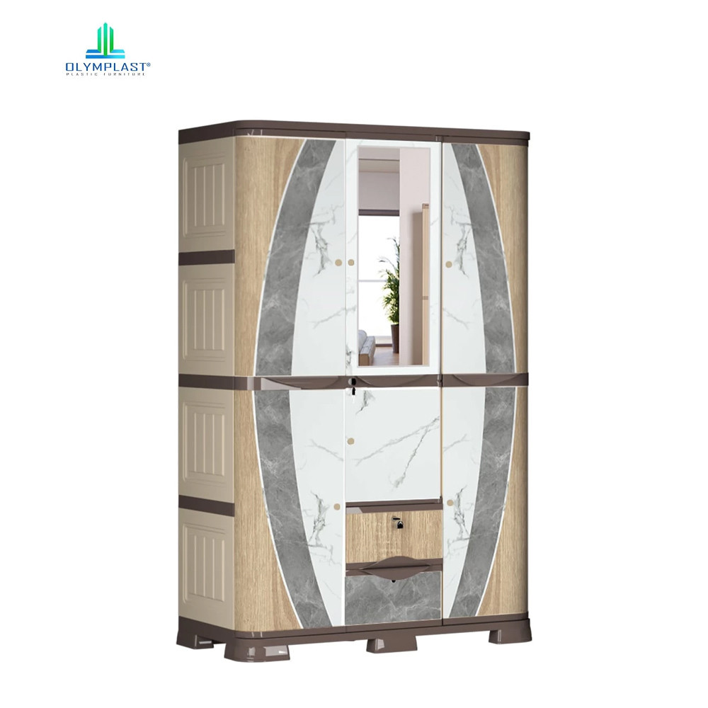 Jual OTC 3P MODERN / SCOC 3P - LEMARI PAKAIAN 3 PINTU CERMIN + LACI ...