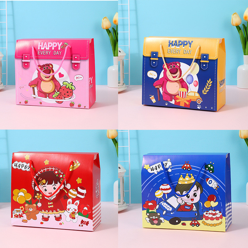 Jual PAPER BAG GOODIE BAG TAS SNACK SOUVENIR KADO PESTA ULANG TAHUN ...