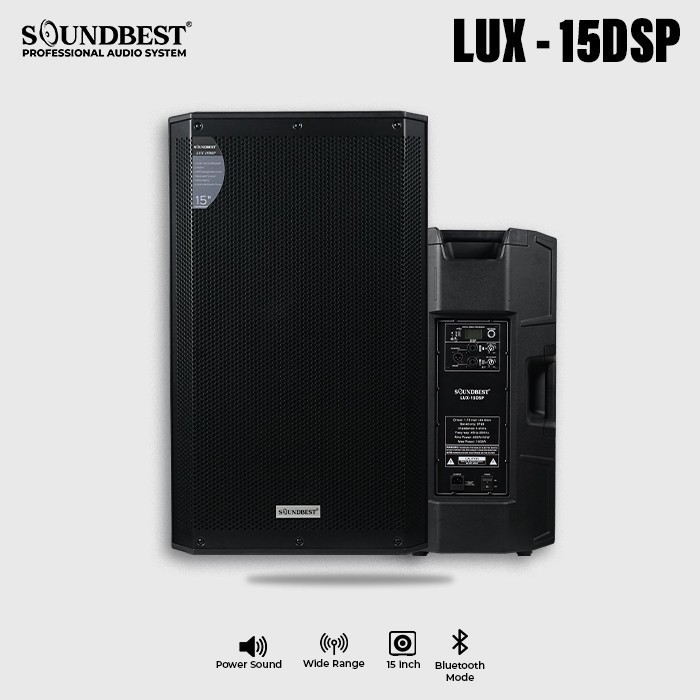 Jual Speaker Aktif Soundbest 15 INCH LUX 15 DSP ORIGINAL HARGA (2 UNIT) | Shopee Indonesia