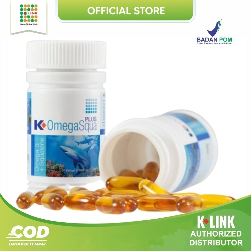 Jual K-OMEGA 3 PLUS OMEGA 3 ORI FISH OIL OMEGA SQUALENE | Shopee Indonesia