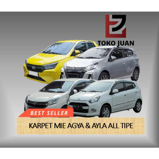 Jual Karpet mie agya dan alya full set all tipe model karpet mobil agya ...