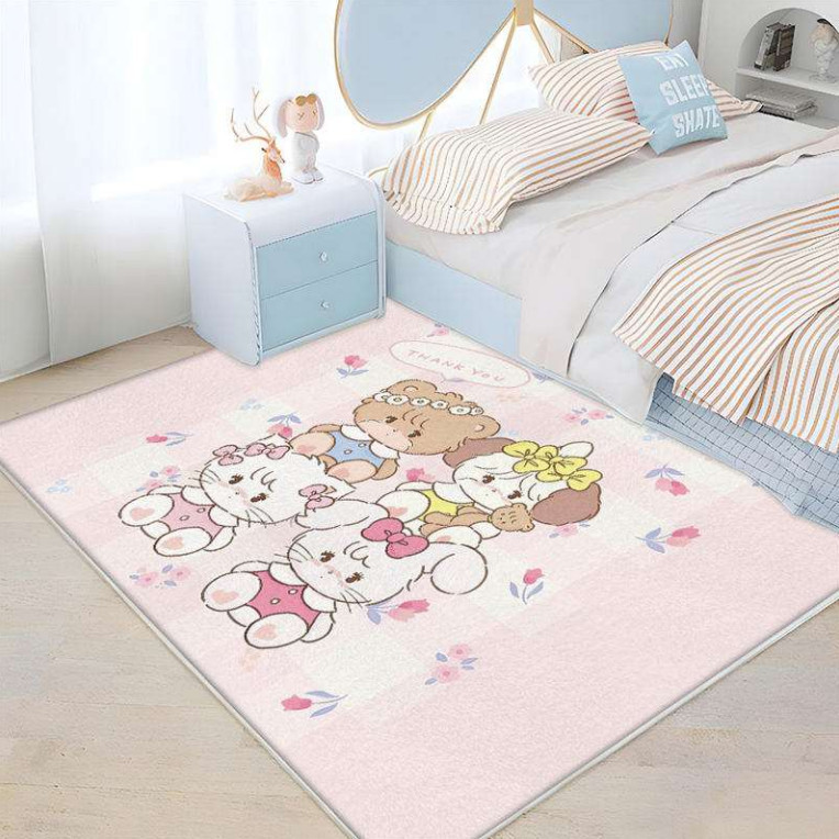 Jual HL0634 Karpet Lantai Kamar Tidur Motif Kartun Karpet Ruang Tamu ...