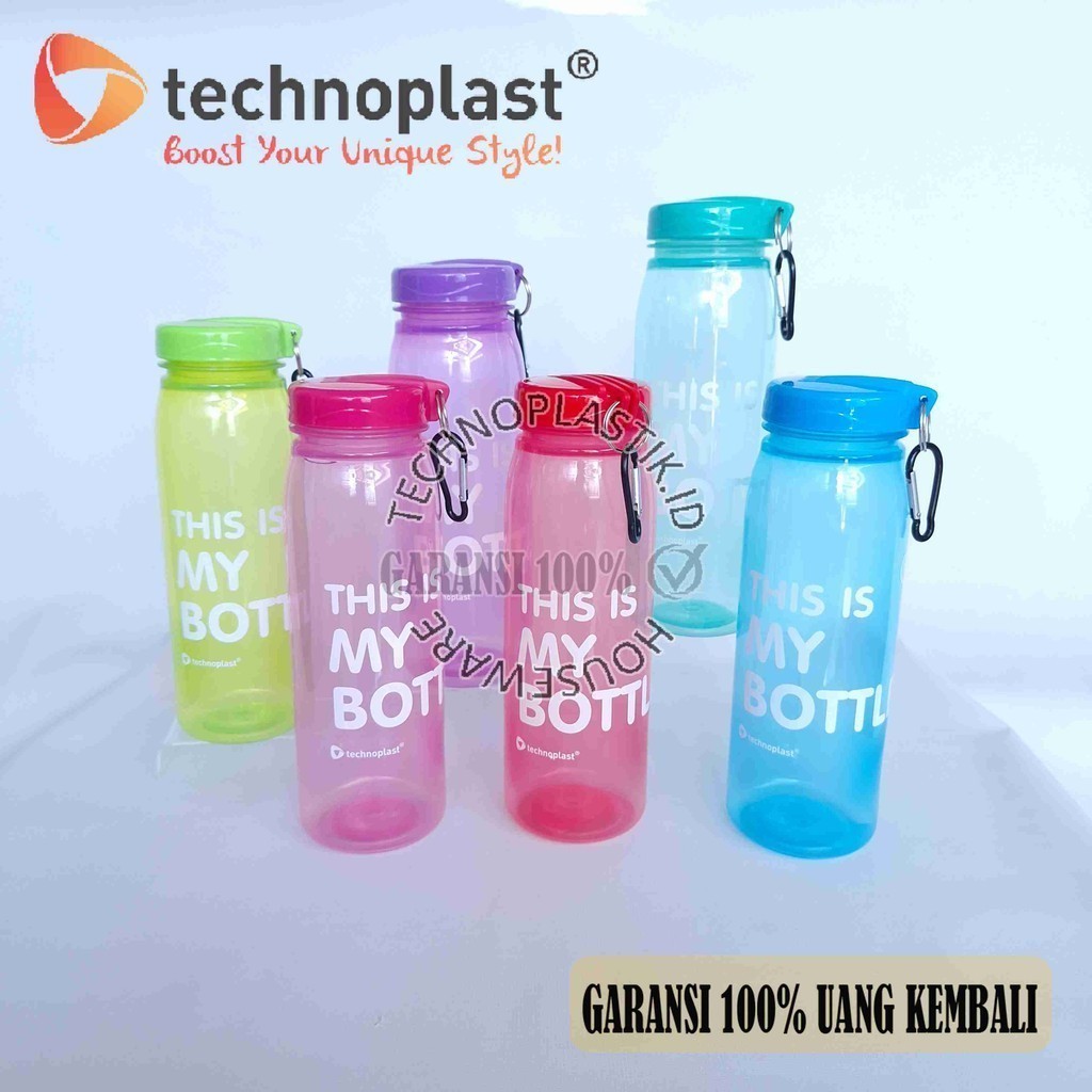 Jual TECHNOPLAST Botol Minum I Love My Bottle / Botol Air Bpa Free ...