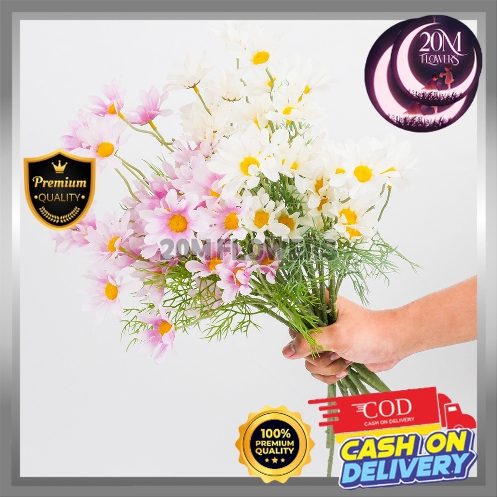 Jual Bunga Aster Cemara Artificial Panjang 7cm Flowers Daisy Chamomile ...